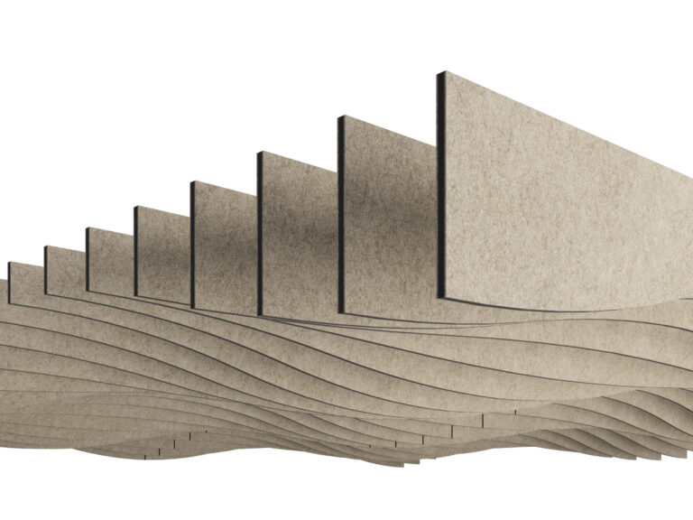 Single Baffles 002 - Curved Ceiling Baffle | CSI Creative