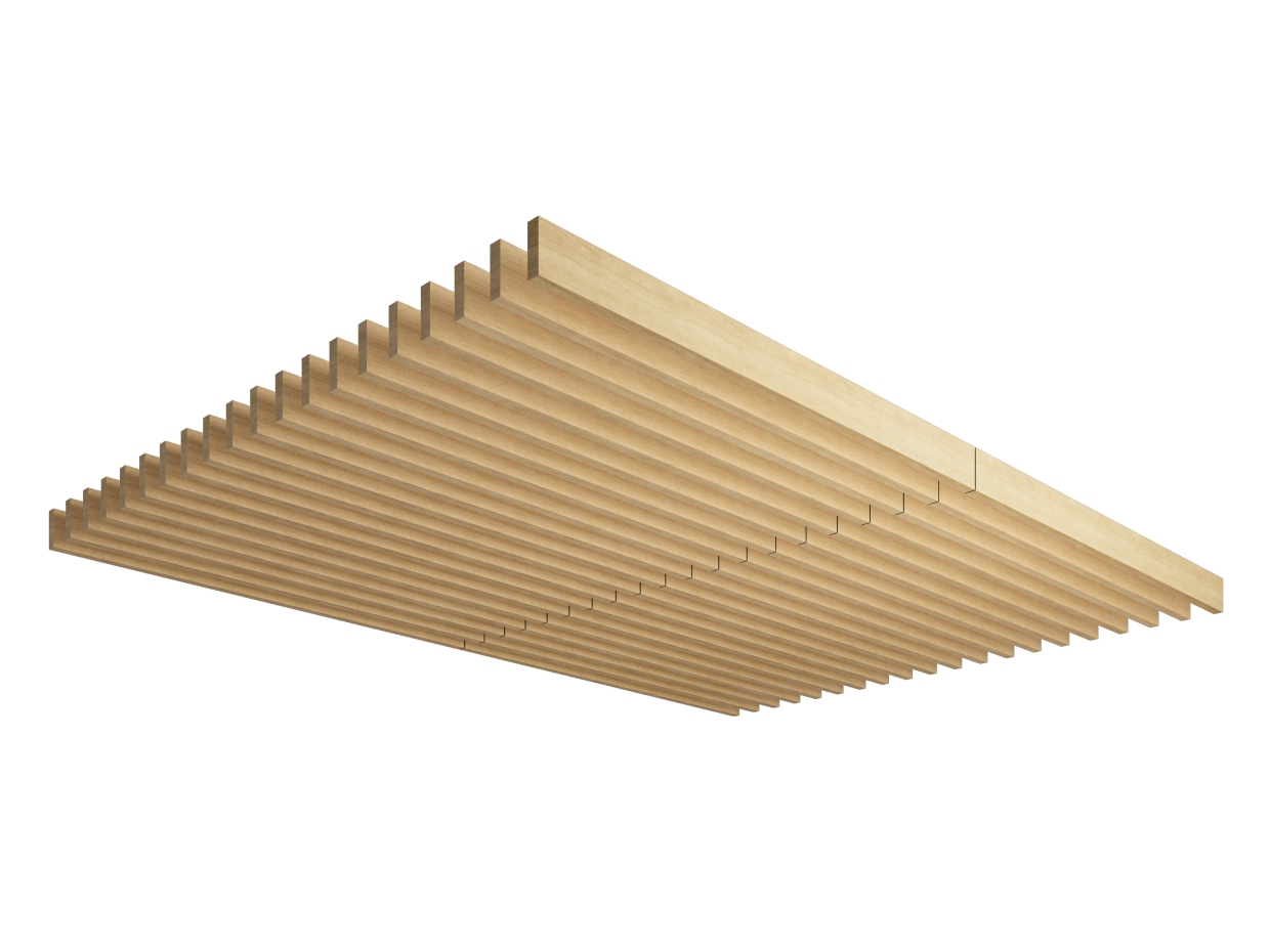Folded Baffles 001 - Sound Absorbing Ceiling Baffles | CSI Creative