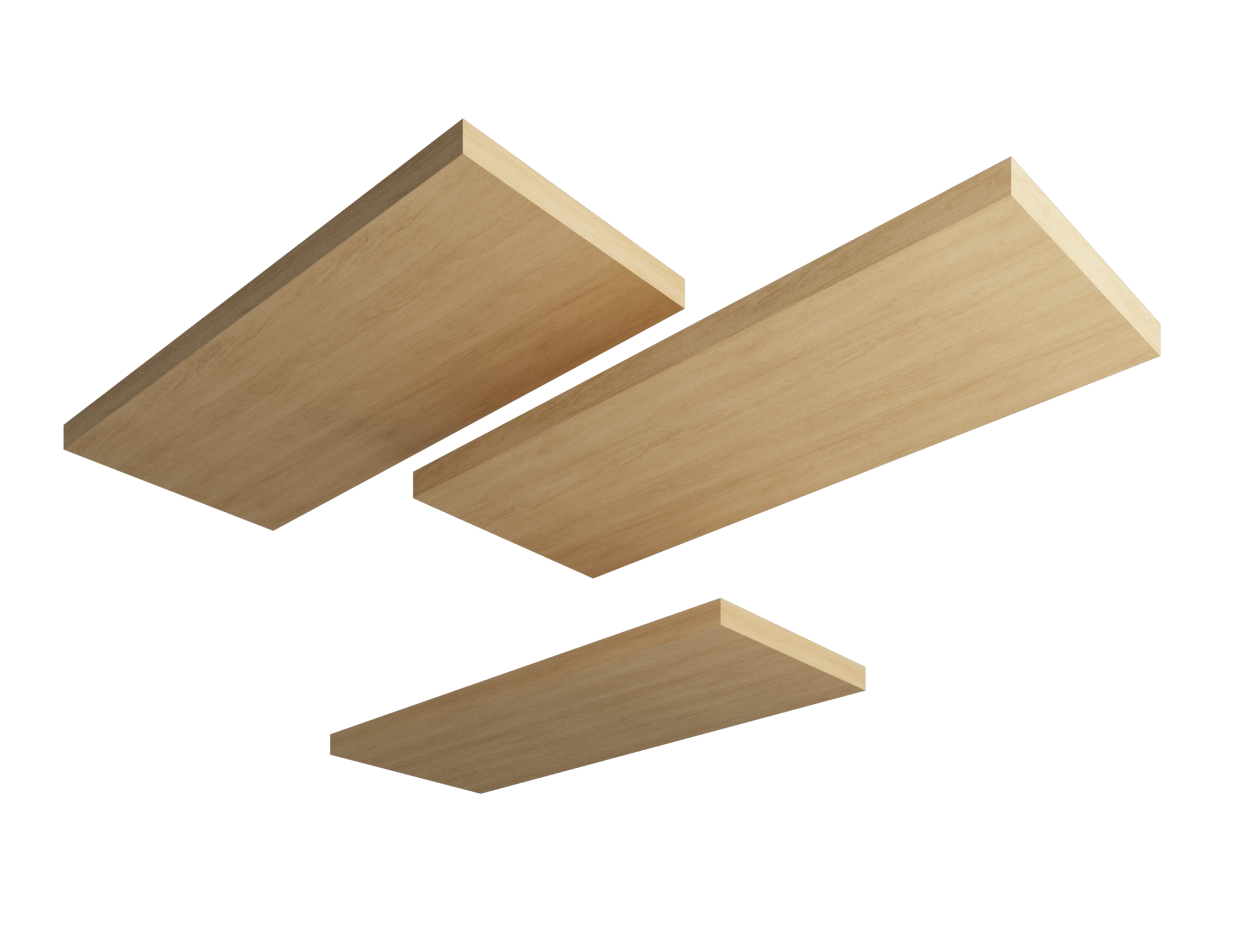 Profile Framed Clouds 001 - 2x4 Felt Ceiling Panels | CSI Creative