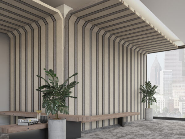 Folded Surfaces 015 - Felt Acoustic Ceiling Panels | CSI Creative