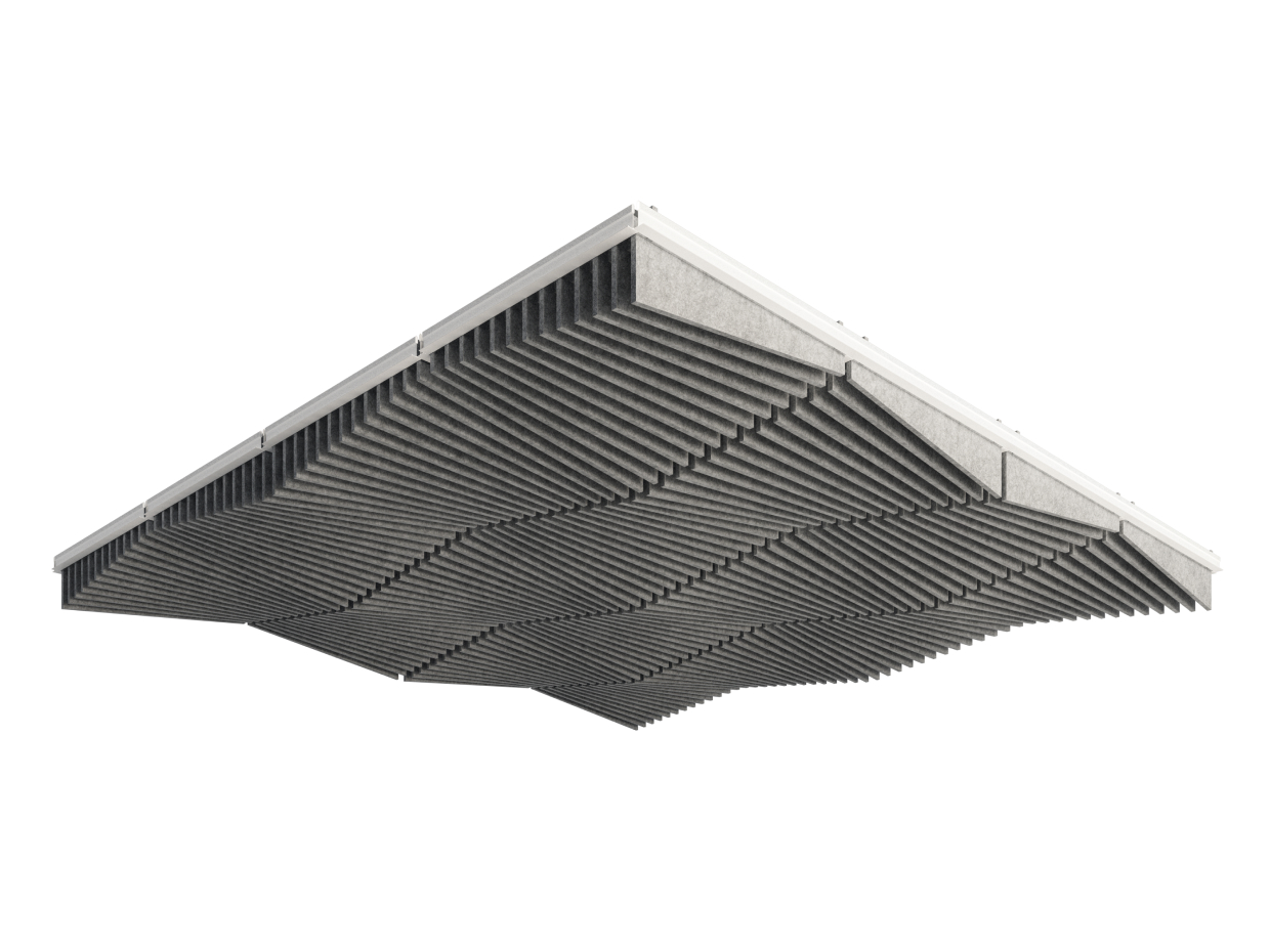 Blade Grid 009 - Acoustic Felt Ceiling Panel | CSI Creative