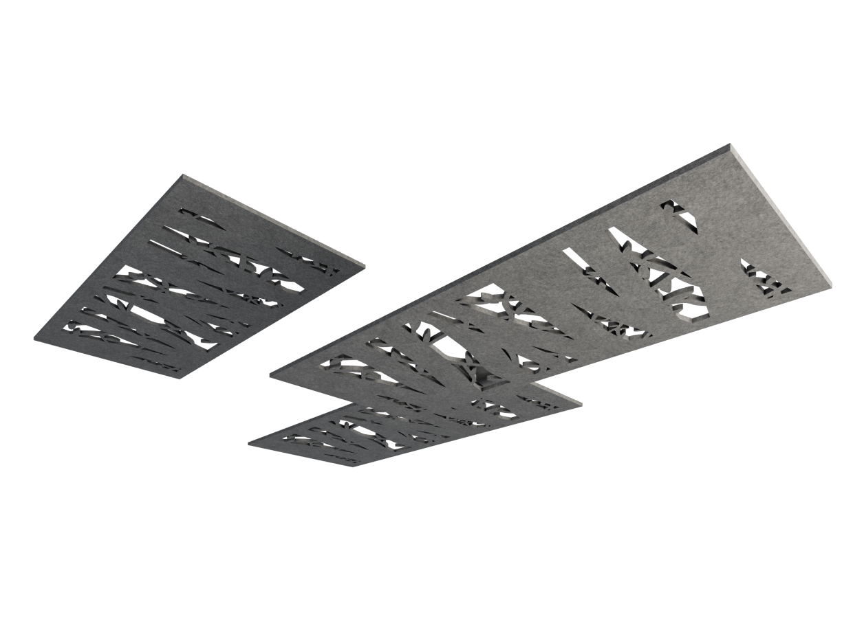 Profile Clouds 009 - Suspended Acoustic Ceiling | CSI Creative