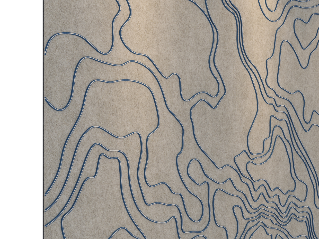 Line Surfaces 005 - Sound Absorbing Wall Art | CSI Creative