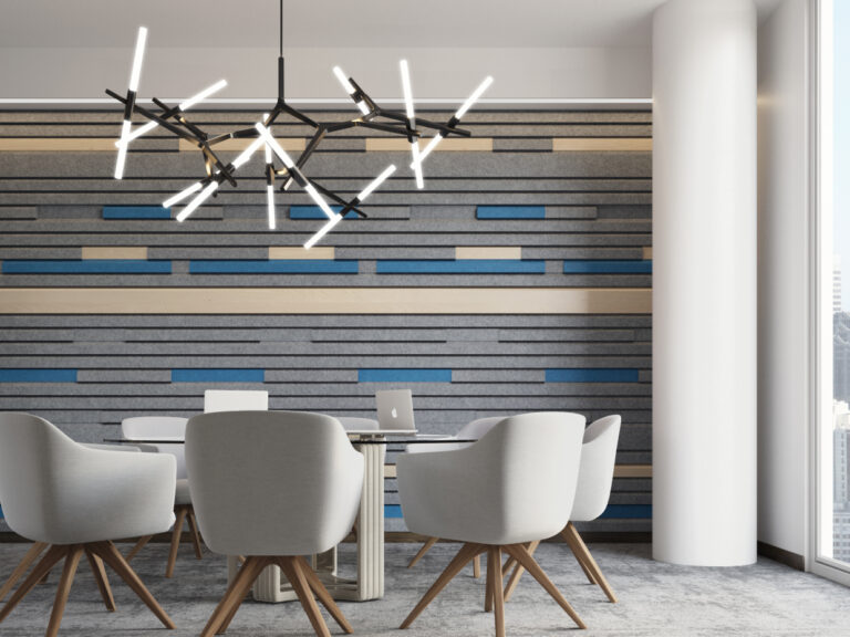 Folded Surfaces 008 - Felt Panels Wall | CSI Creative