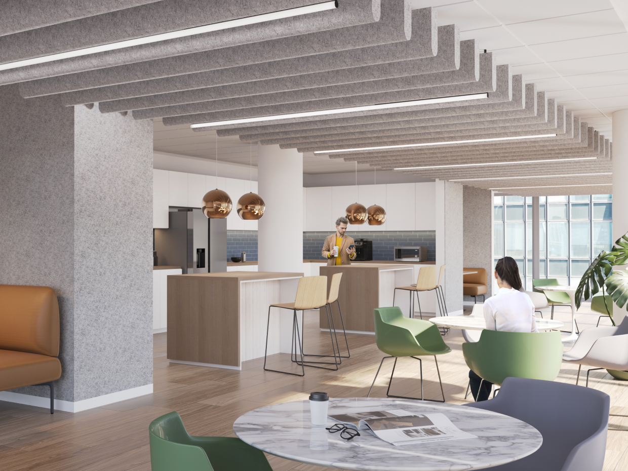 Folded Baffles 005 - Sound Baffles Ceiling | CSI Creative