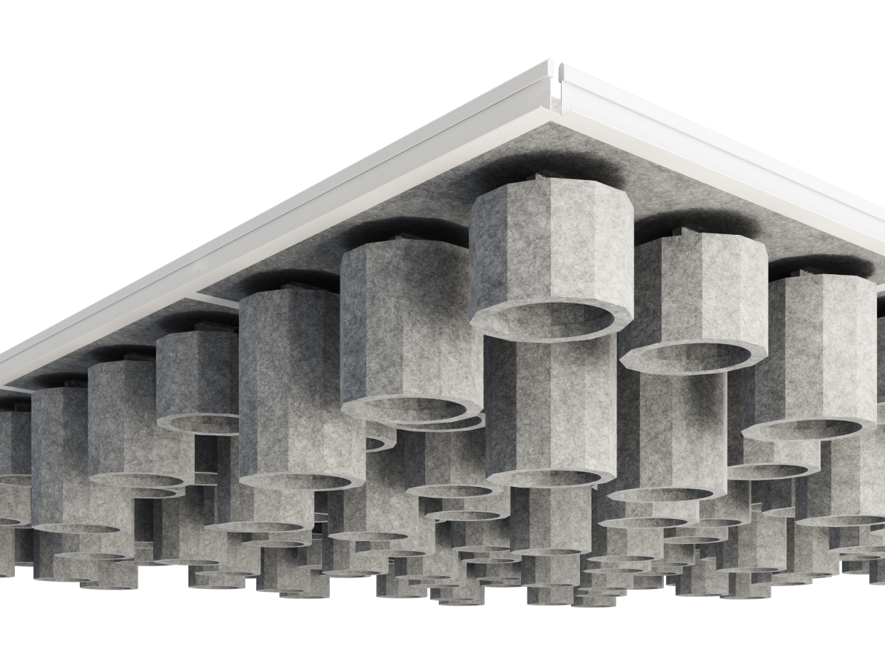 Folded Plug Grid 007 - Acoustic Ceiling Tile Grid | CSI Creative