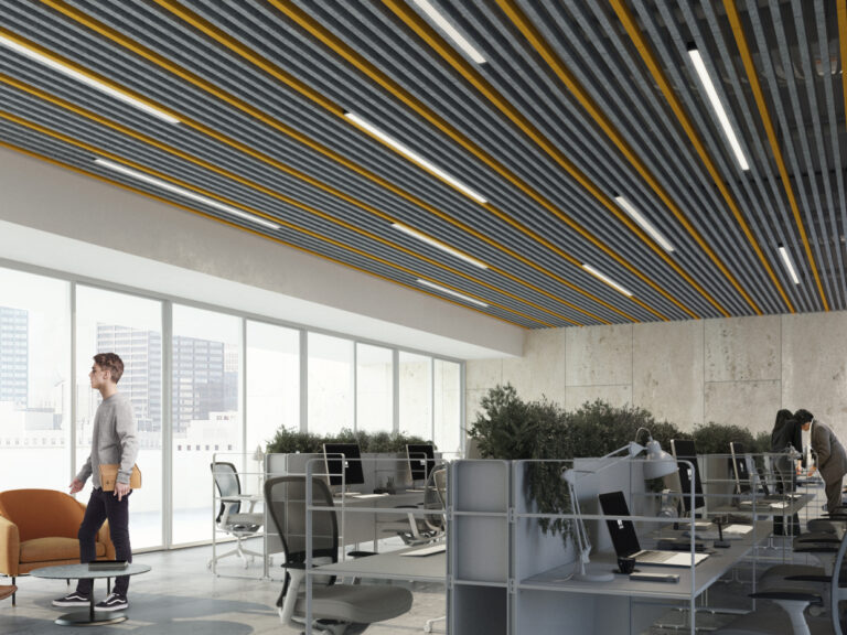 Folded Surfaces 016 - Felt Acoustic Ceiling Panels | CSI Creative