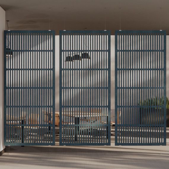 Fixed Acoustic Panel Room Divider - Felt Partitions | CSI Creative