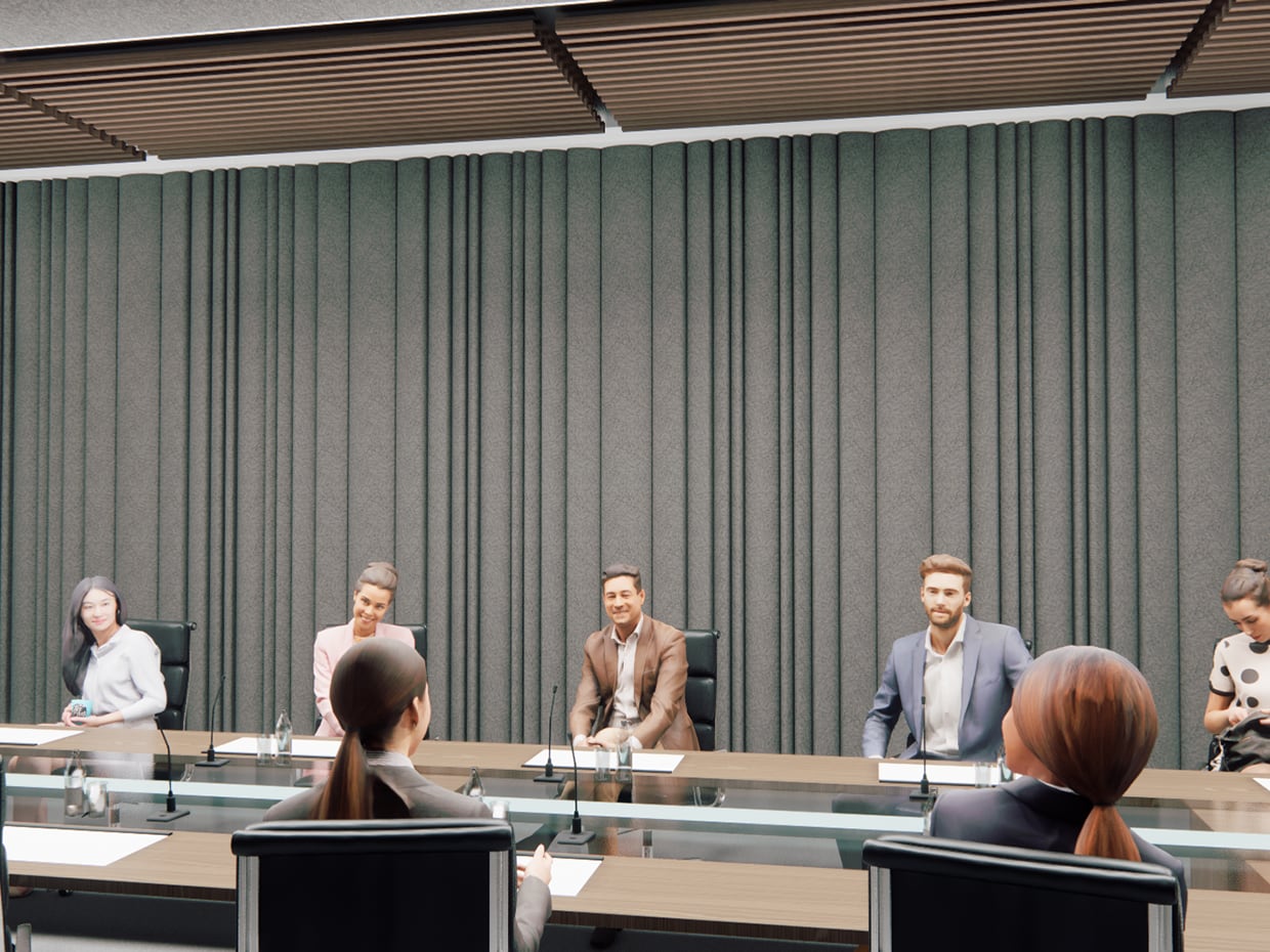 Extruded Surfaces 001 - Acoustic Wall Panels Decorative | CSI Creative