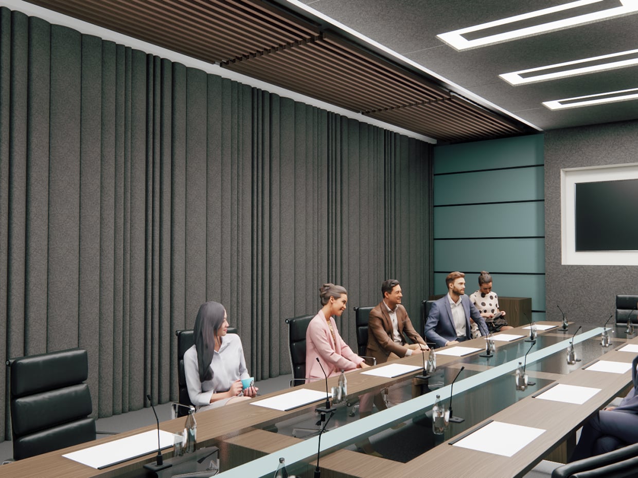 Extruded Surfaces 001 - Acoustic Wall Panels Decorative | CSI Creative