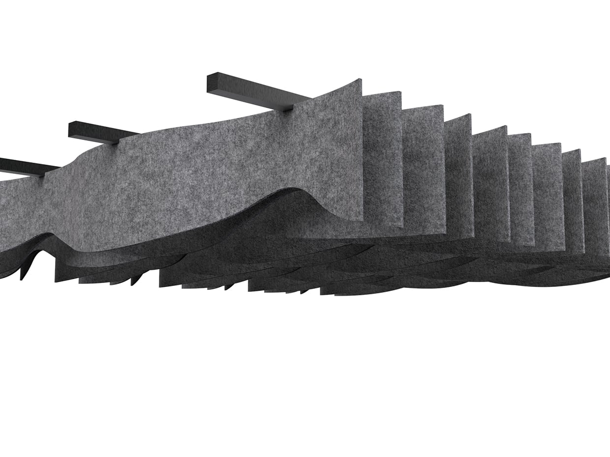 Single Baffles 019 - Felt Ceiling Baffles | CSI Creative