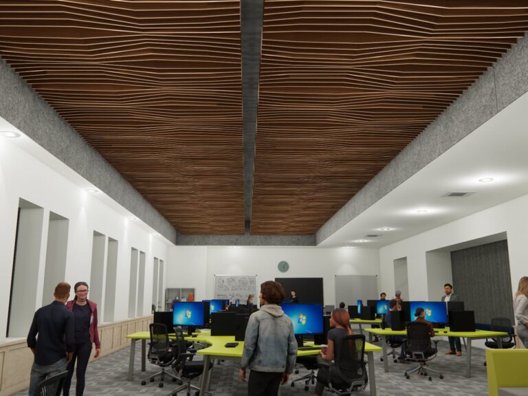 Faceted Baffles 005 - Suspended Ceiling Baffle | CSI Creative