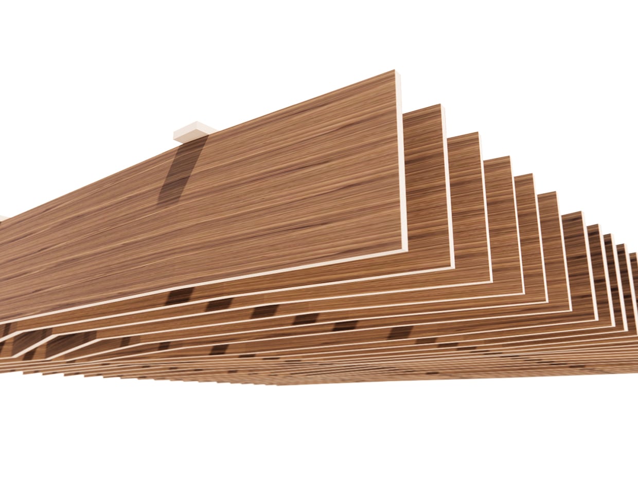 Faceted Baffles 005 - Suspended Ceiling Baffle | CSI Creative