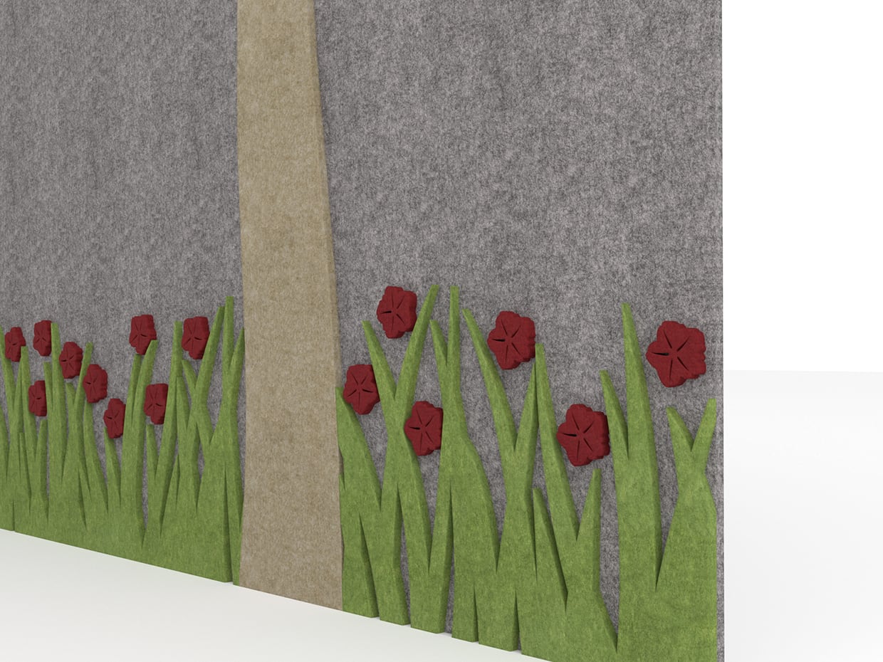 Stacked Surfaces 031 - Felt Wall Decor Panels | CSI Creative