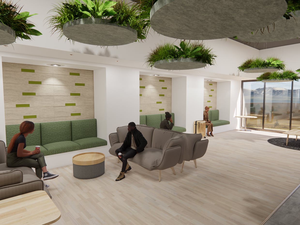 Overlap Surfaces 005 - Acoustical Felt Wall Panel | CSI Creative