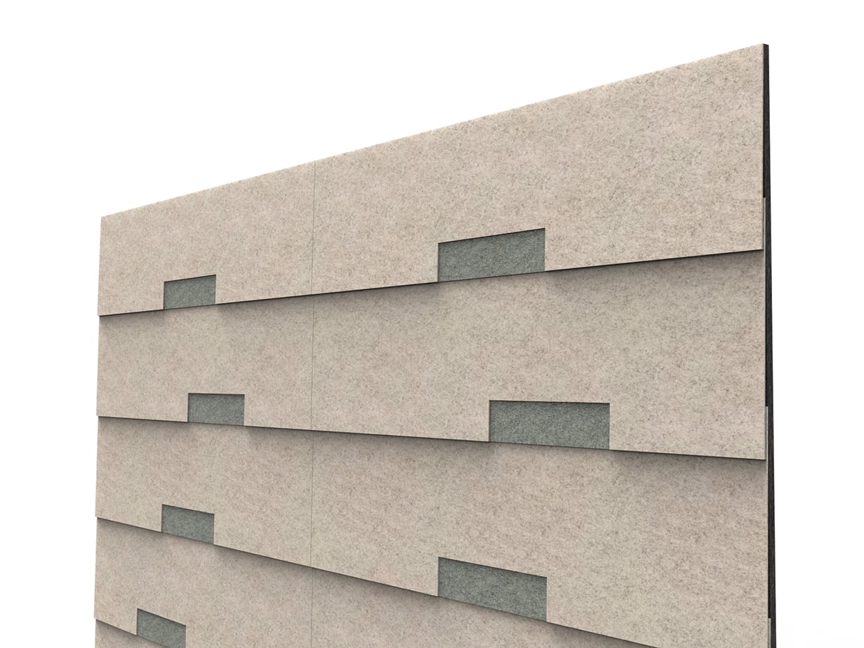 Overlap Surfaces 005 - Acoustical Felt Wall Panel | CSI Creative