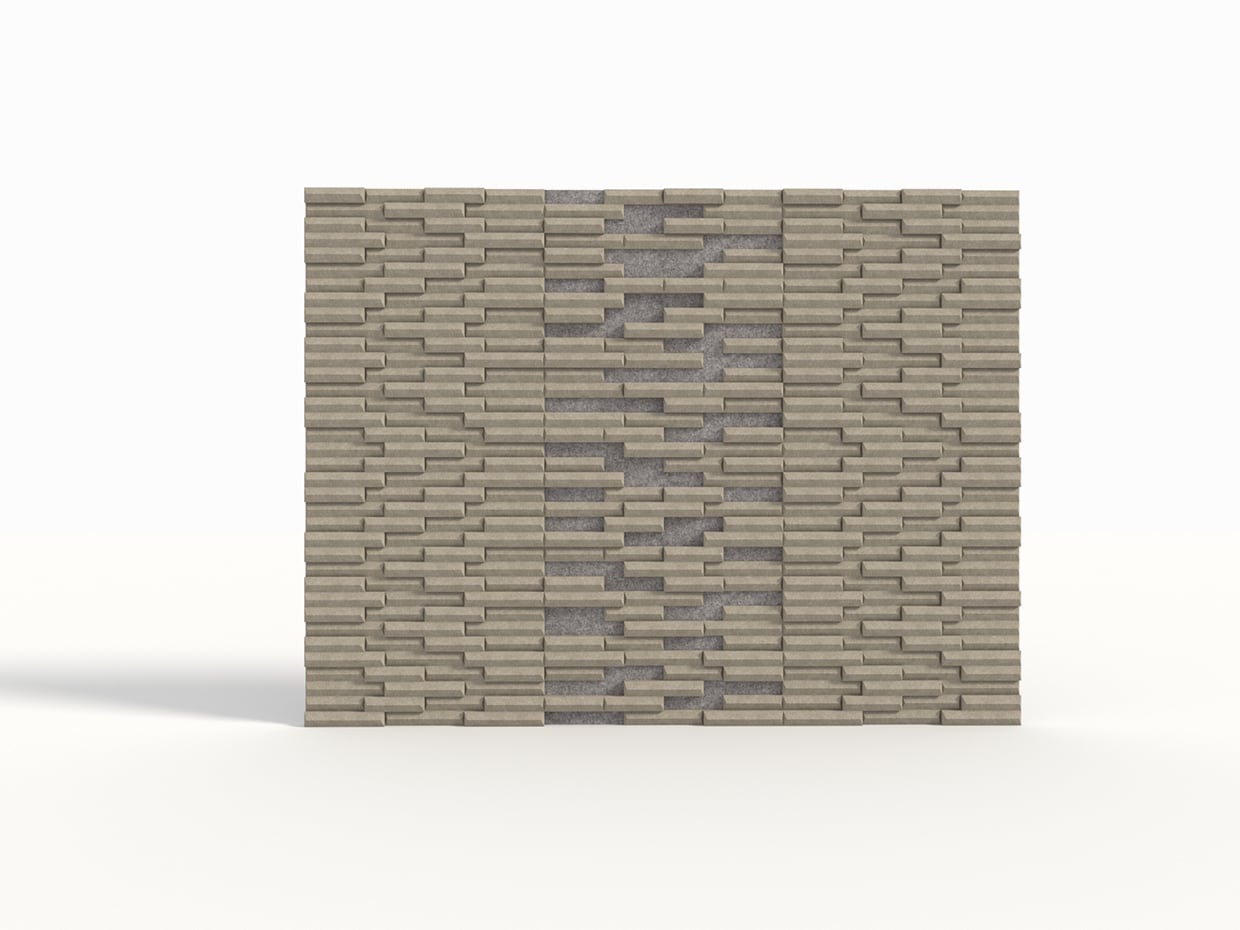 Folded Plug Surfaces 012 - 3d Wall Felt Panels | CSI Creative