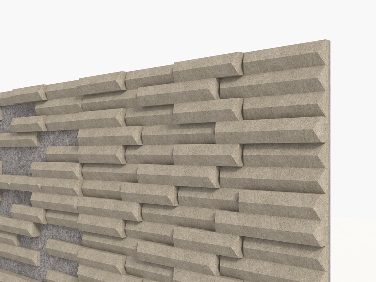Folded Plug Surfaces 012 - 3d Wall Felt Panels | CSI Creative