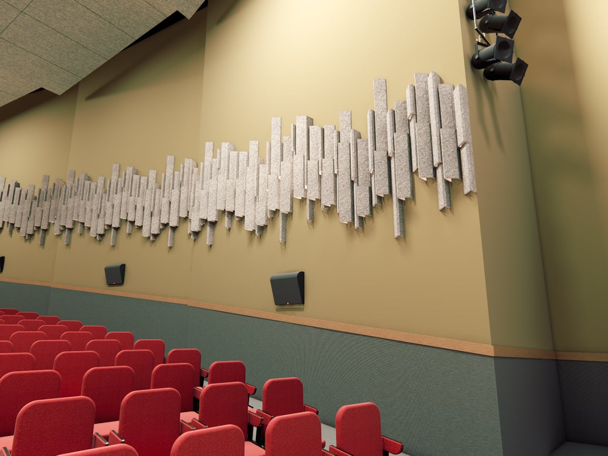 Folded Plug Surfaces 005 - Sound Absorber | CSI Creative