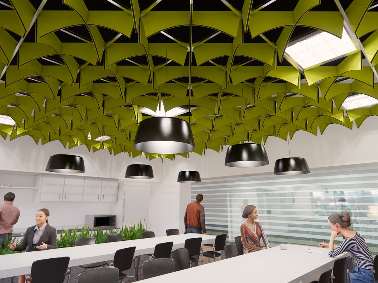 Notched Grid 001 - Acoustic Ceiling Grid | CSI Creative