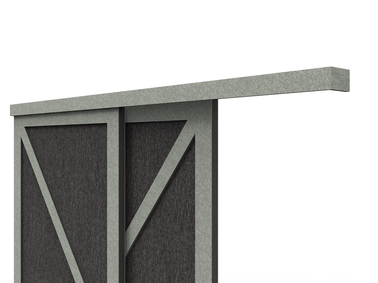 Stacked Dividers 007 - Sliding Felt Panel | CSI Creative