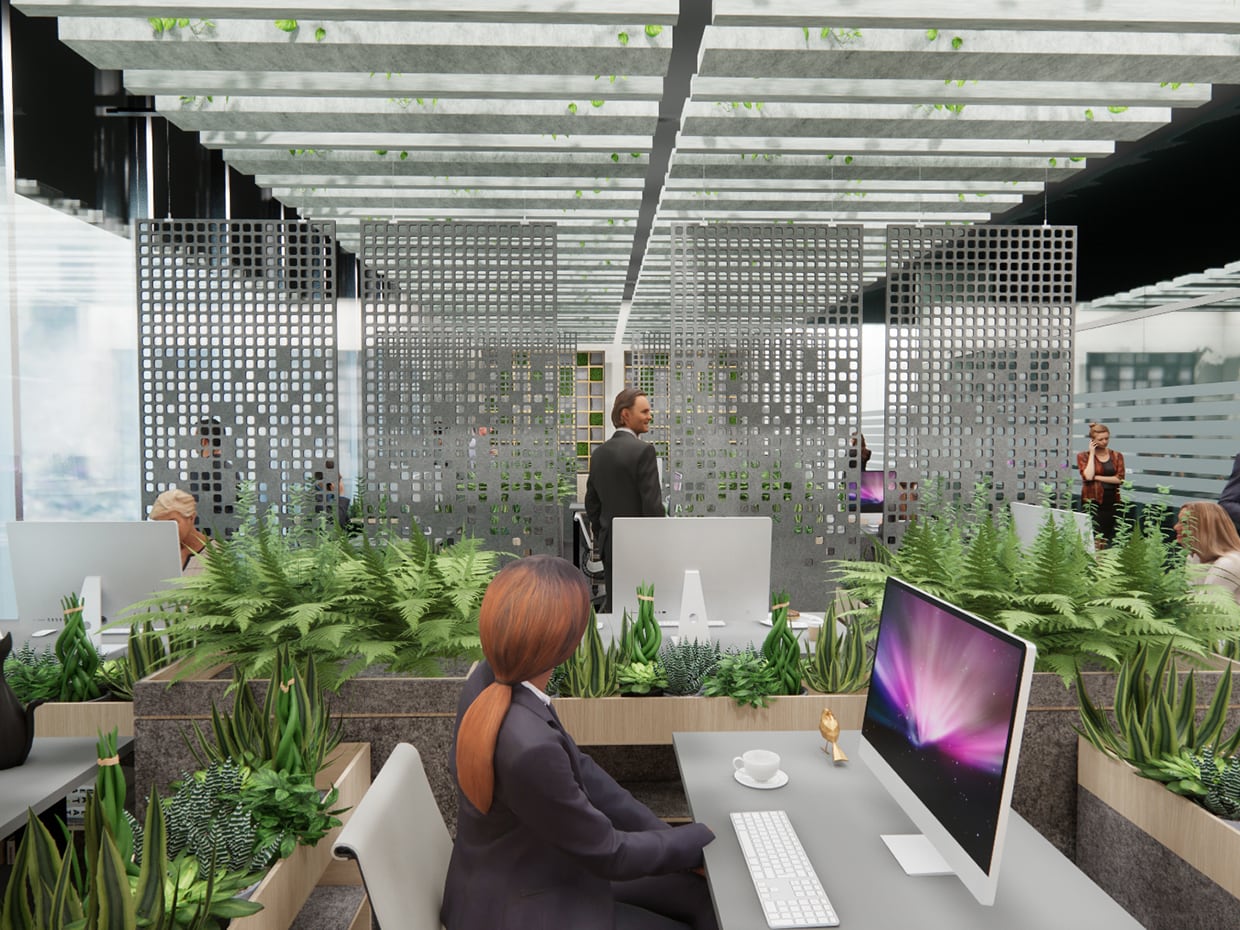 Single Dividers 017 - Felt Movable Partitions | CSI Creative