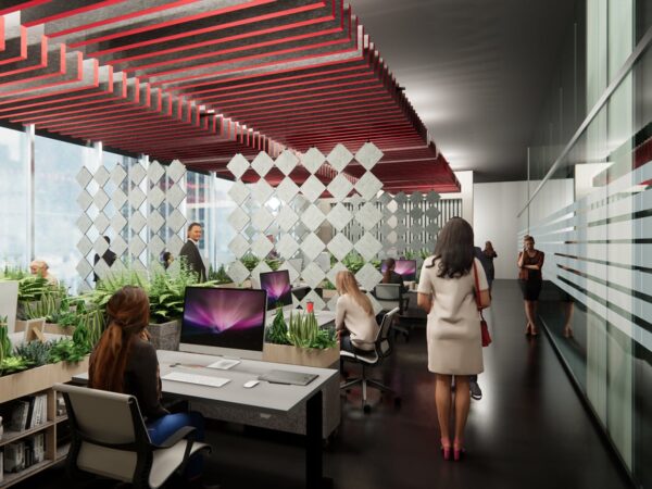 Section Dividers 001 - Sliding Acoustic Room Divider | CSI Creative