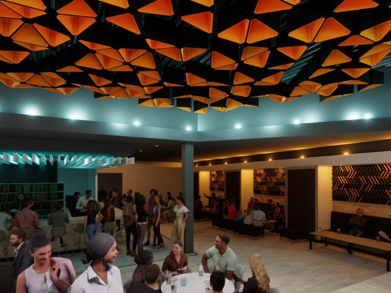 Acoustic Ceiling Clouds and Canopies - Cloud Panels | CSI Creative