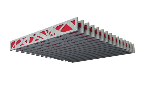 Stacked Baffles 002 - Hanging Ceiling Baffles | CSI Creative