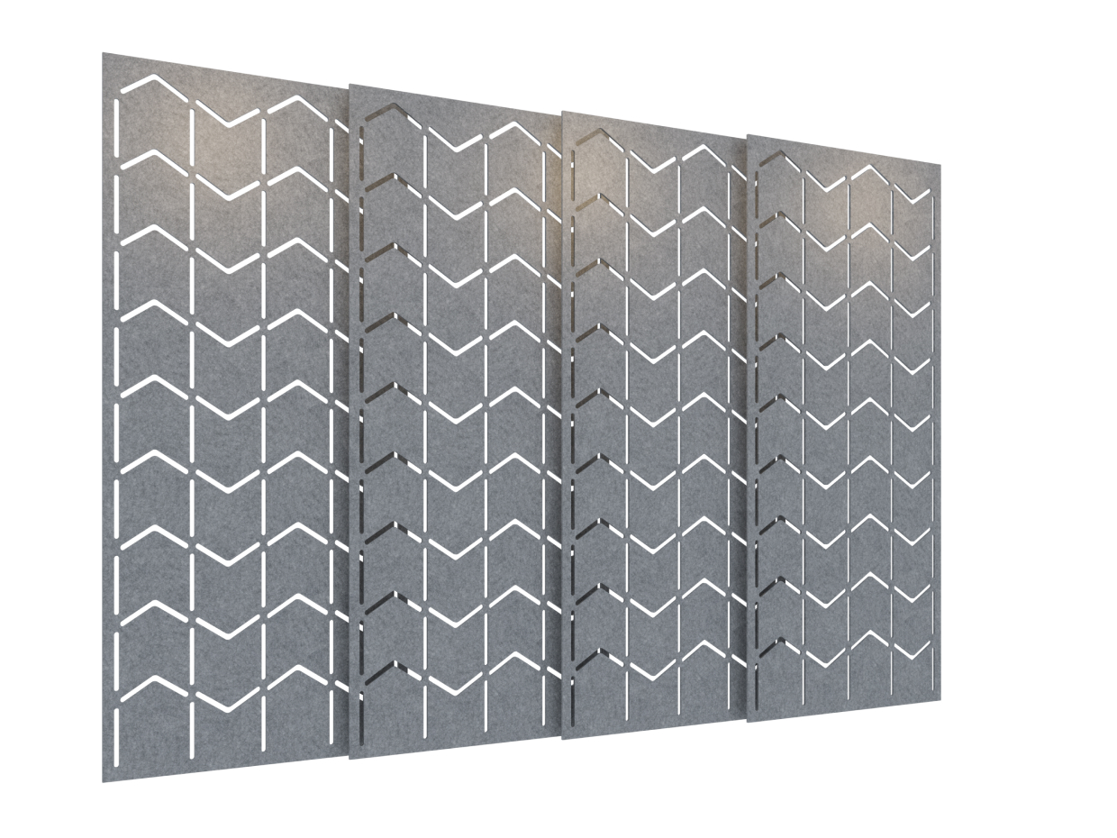 Single Dividers 023 - Accoustic Felt Room Divider | CSI Creative