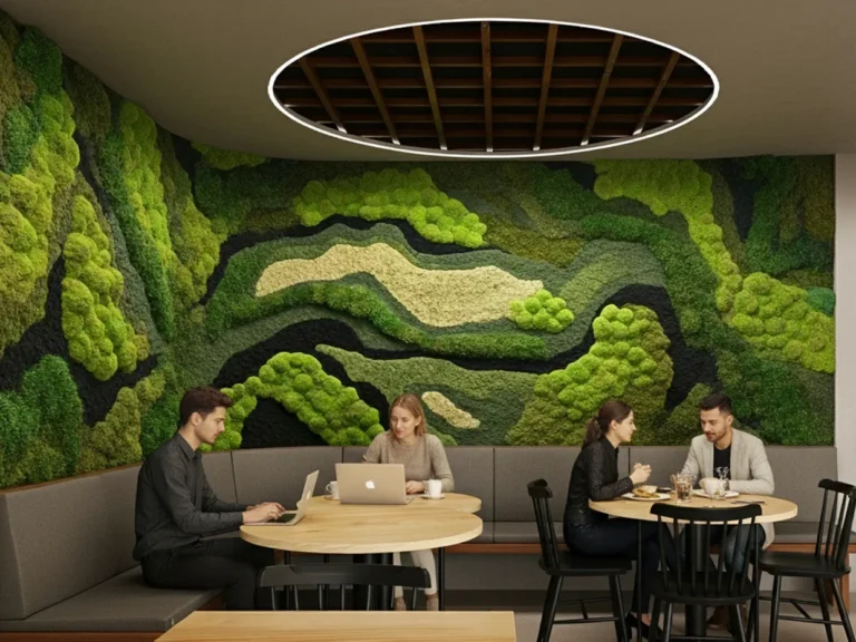 Custom Moss Wall Systems in Interior & Exterior Walls